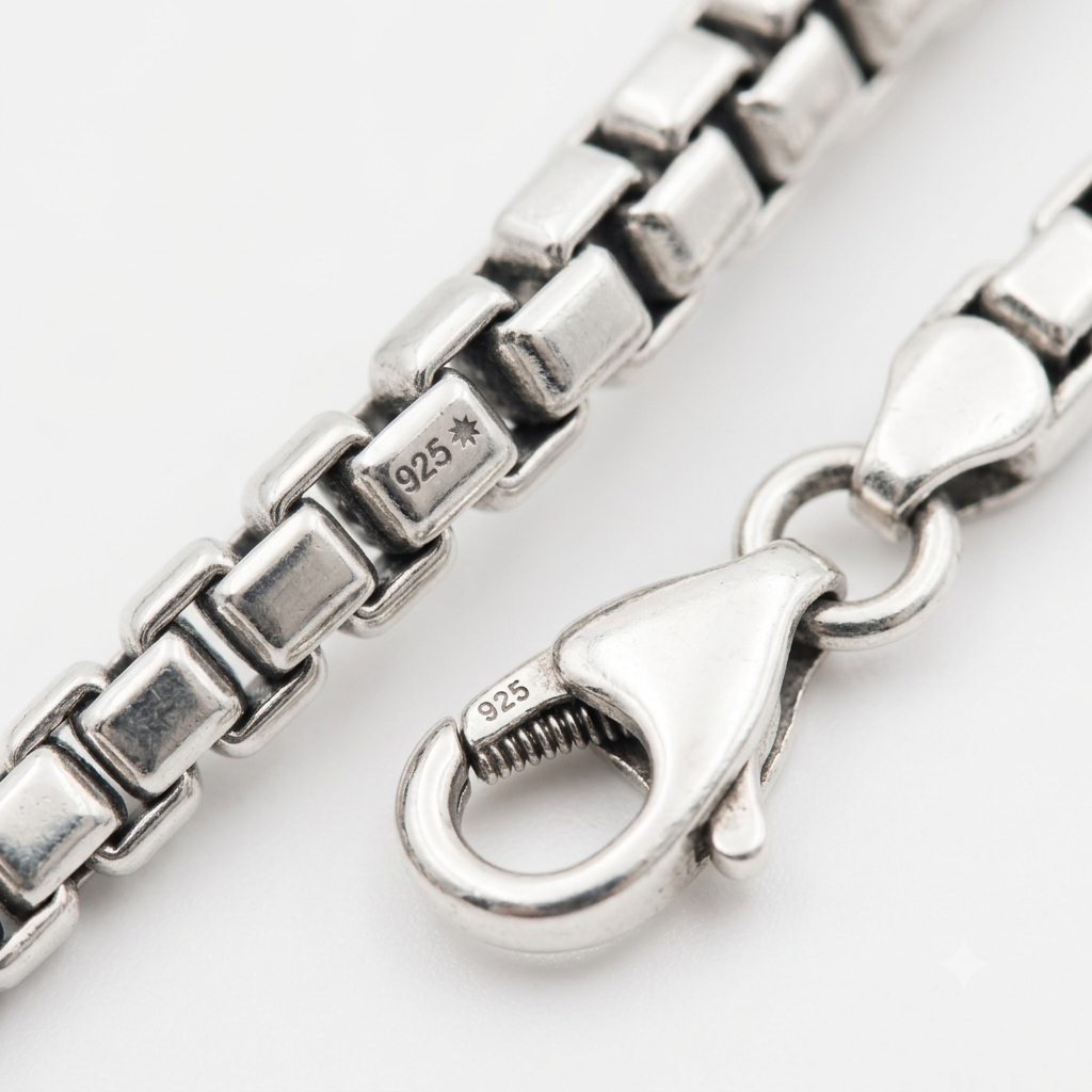 925 - 3MM Sterling Silver Box Chain – lakhani jewellers